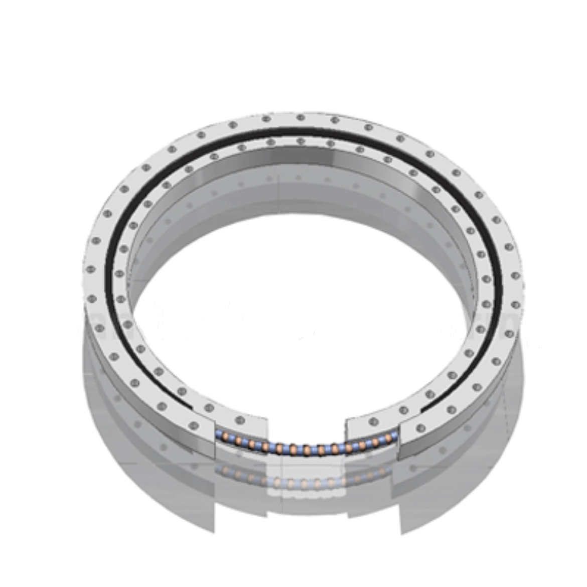 Wholesale Light duty slewing ring bearing without gear 060 series ...