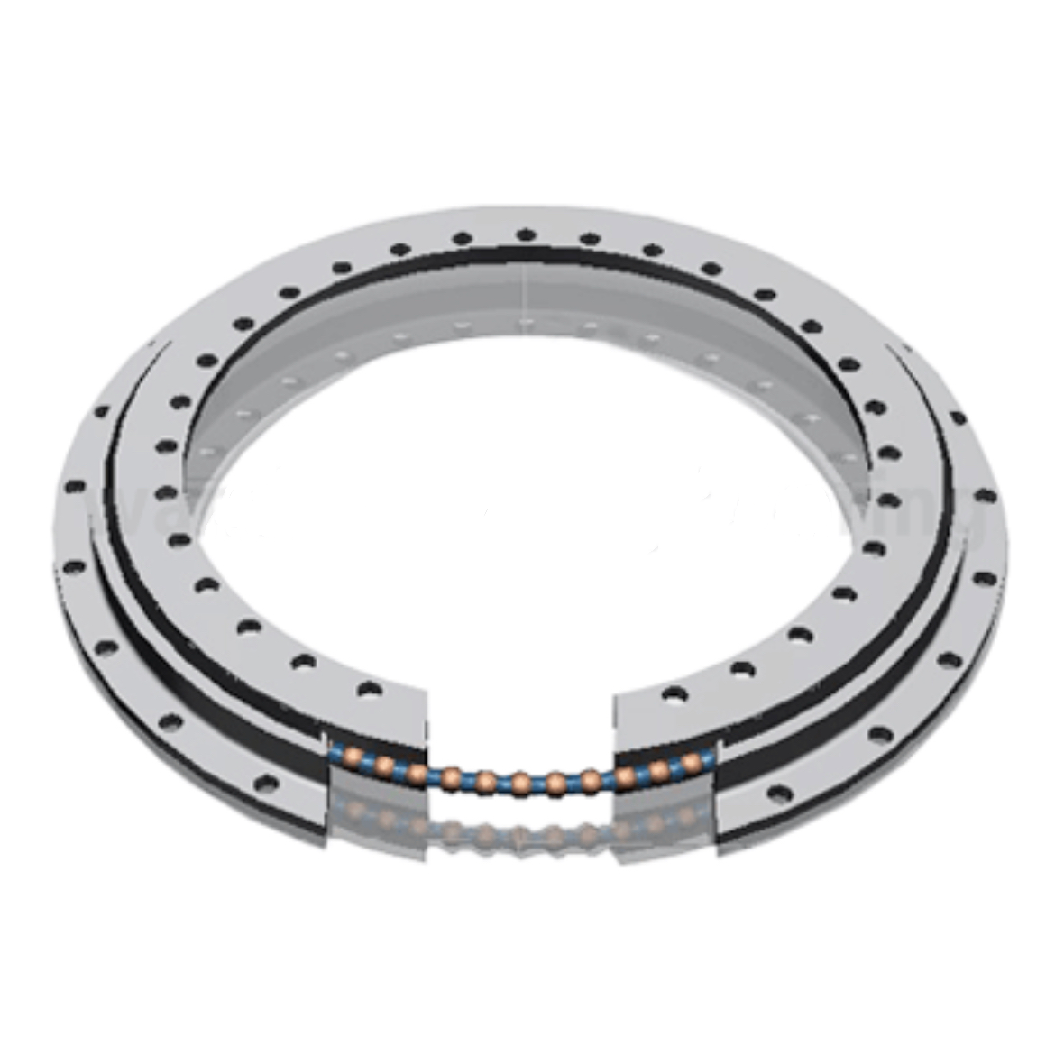 Wholesale Light type flange slewing bearing without gear 230 Series ...